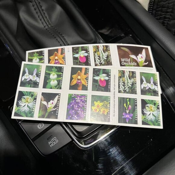 Design | 220 Wild Orchids Forever Stamps 1000 Pcs Collect 50 Books ...